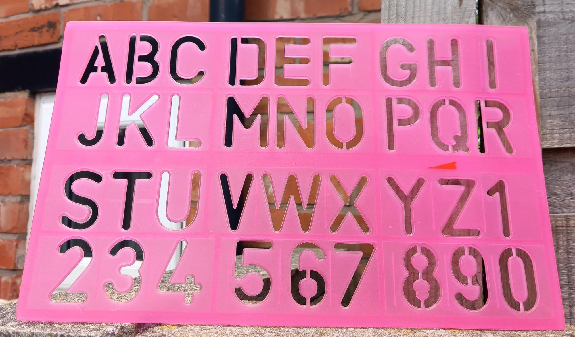 Stencil Letters and Number Template - Tapeline Ltd
